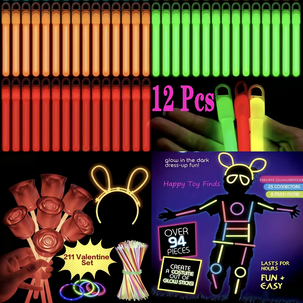 glow sticks - United Kingdom