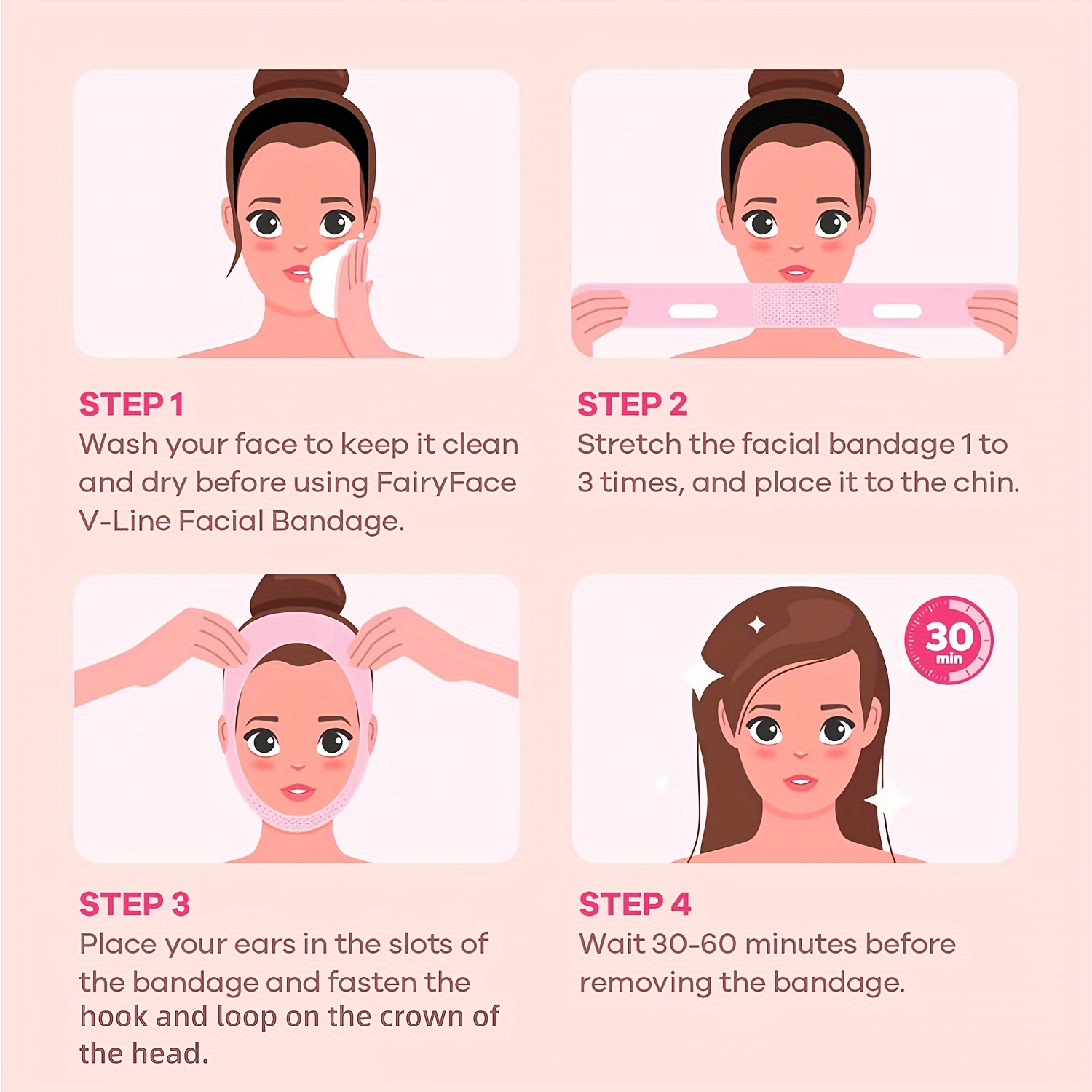 Reusable Face Strap V Line Mask Double Chin Reducer Chin - Temu Australia