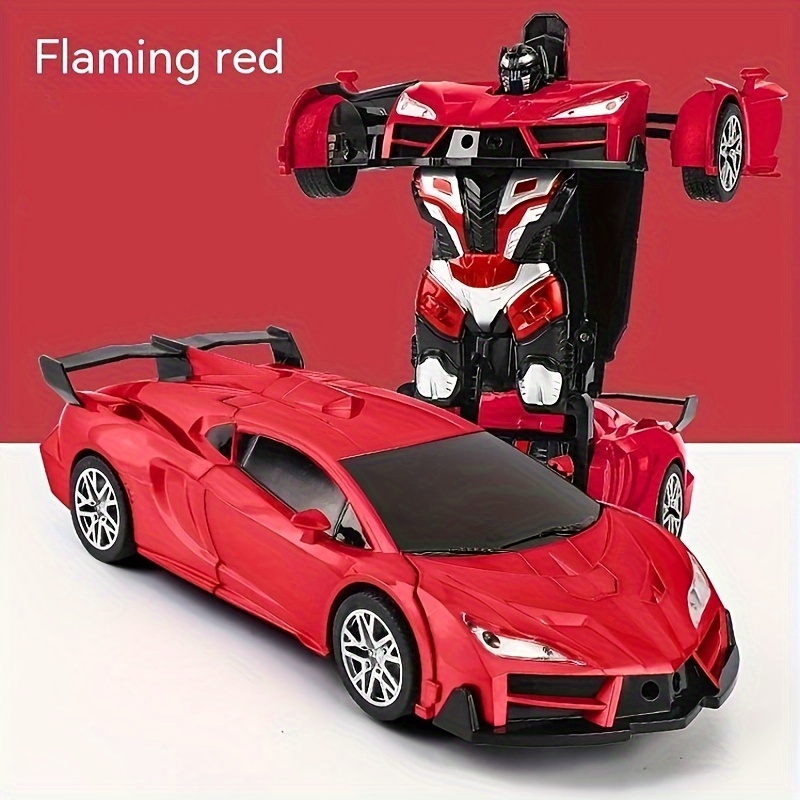 원격 조종 자동차 로봇 Rc 자동차 스케일 자동차 원버튼 변형 360° 드리프팅 그리고 현실적인 엔진 소리 선물 장난감and게임 Temu