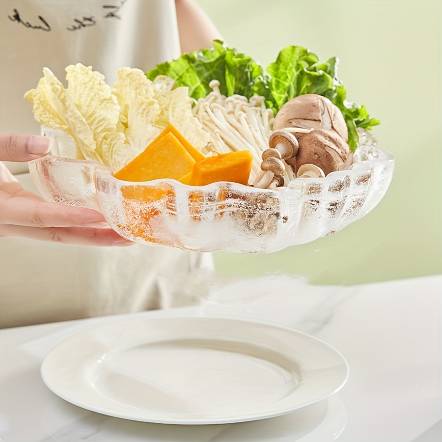 1pc Large Ice Bowl Mold, Reusable Ice Tray, Diy Creative Dessert Maker ...