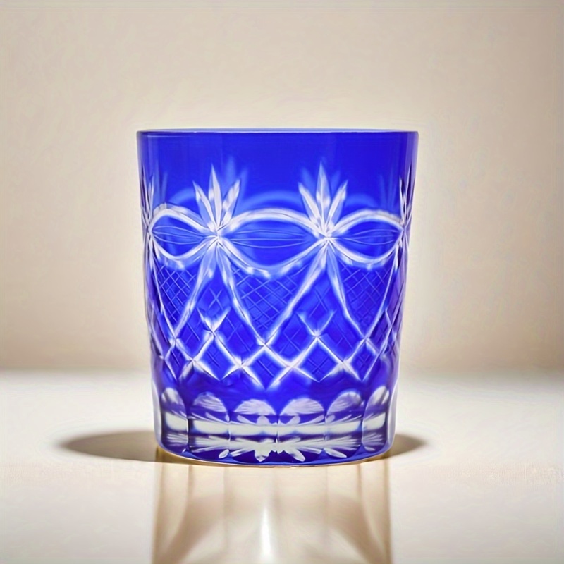 4-piece Traditional Edo Whiskey Glasses Set, Handcrafted Japanese ...