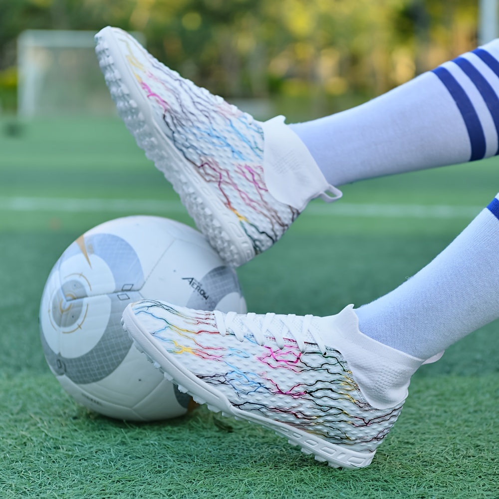 Men's Turf Football Boots, Professional Outdoor Anti-skid Breathable ...