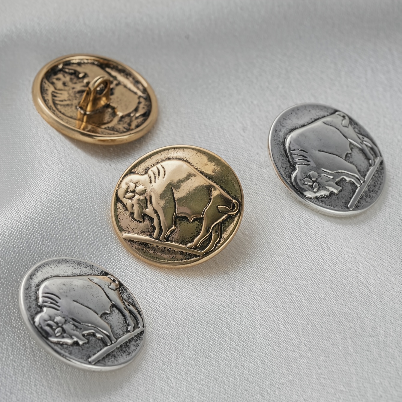 metal buttons sold on Temu United States