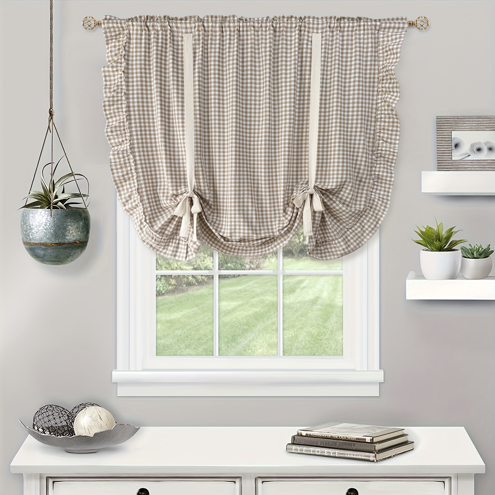 kitchen curtains sold on Temu United States