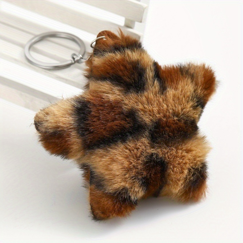 plush star keychain sold on Temu United States