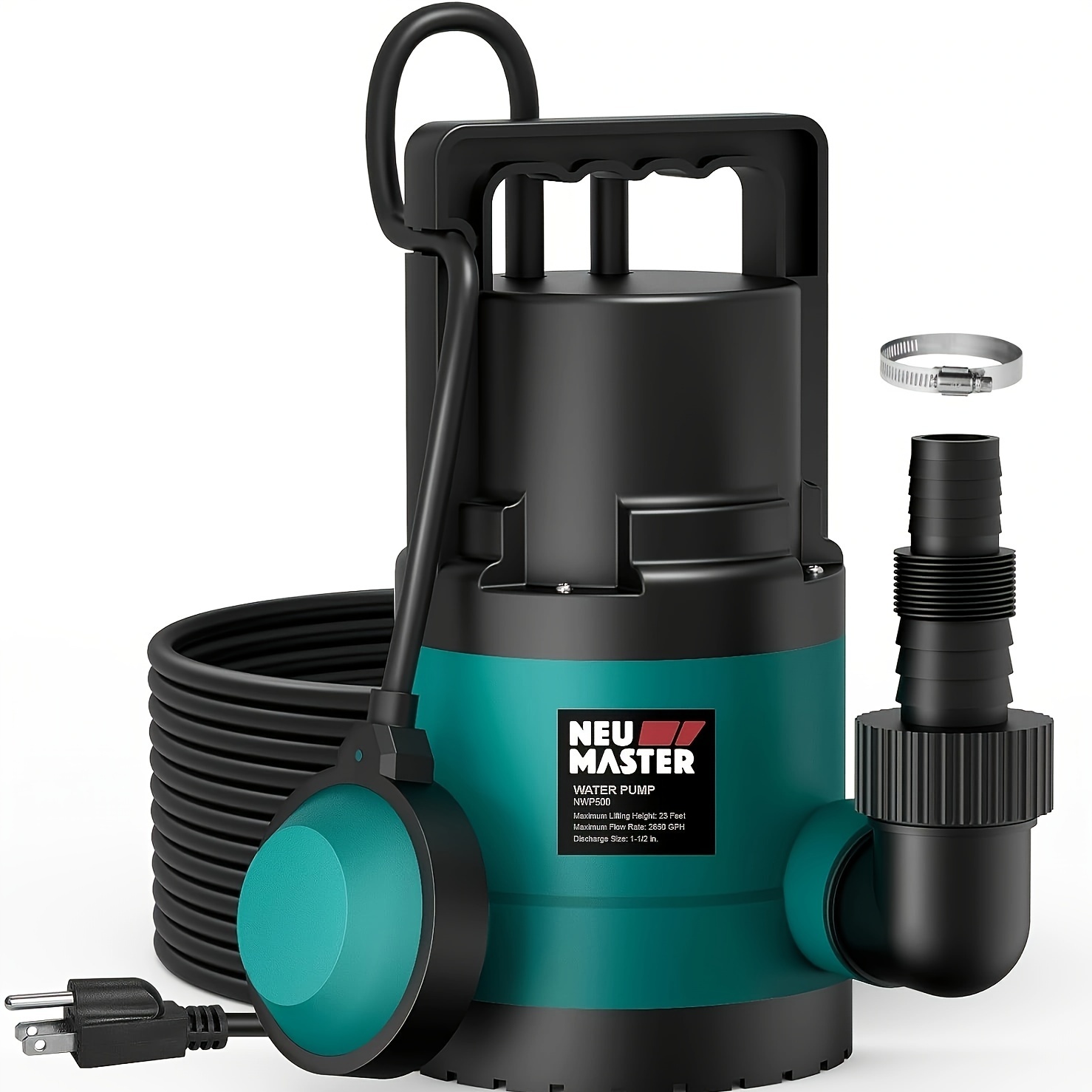 Sump Pump Submersible Water Pump 1/3 2650gph - Temu