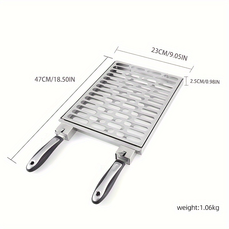 Stainless Steel Grilling Net Durable Outdoor Camping Barbecue Clip For ...