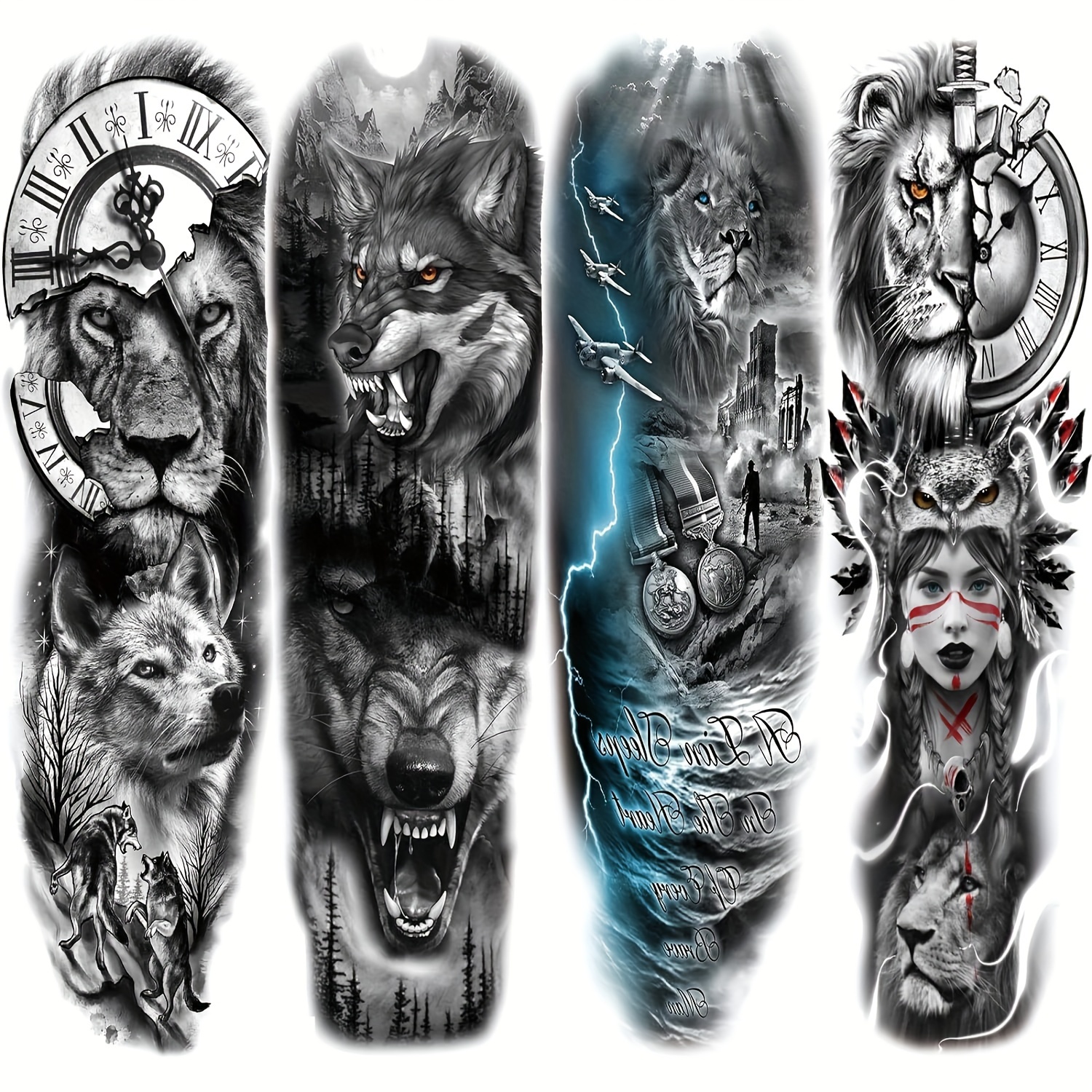 Einfache Stammes Tier Tattoos