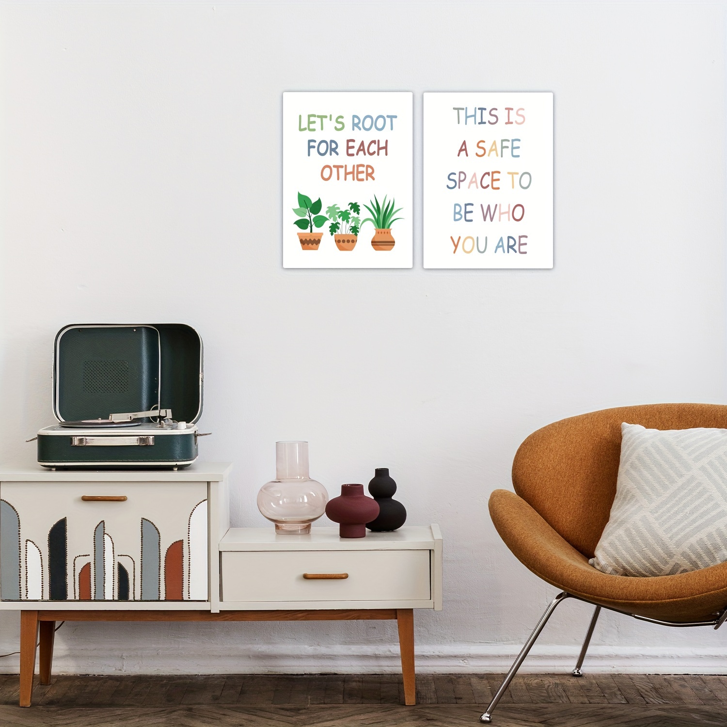 Rooting : Safe Space Wall Art Boho Classroom Decor Playroom - Temu ...