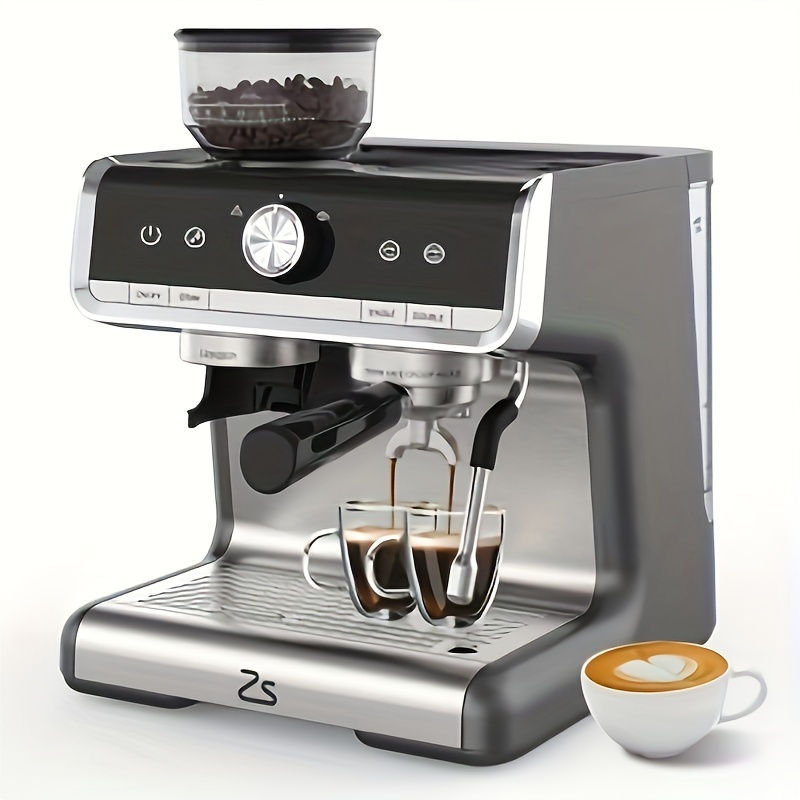Lingstar Espresso Machine Built in Grinder Milk Frother 20 - Temu