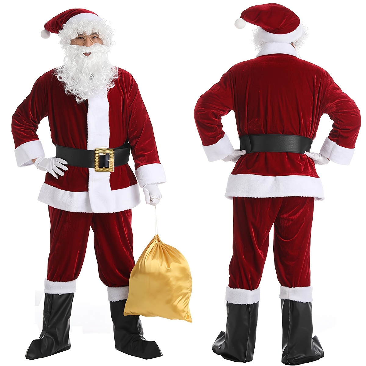 santa costume sold on Temu United States