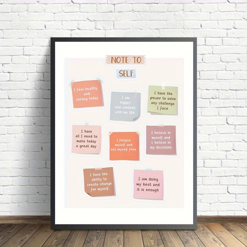 Canvas Wall Art Motivational Quotes Poster Painting - Temu Canada