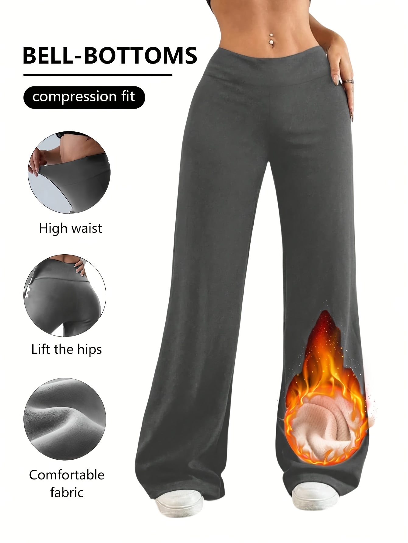 fleece lined sweatpants sold on Temu United States