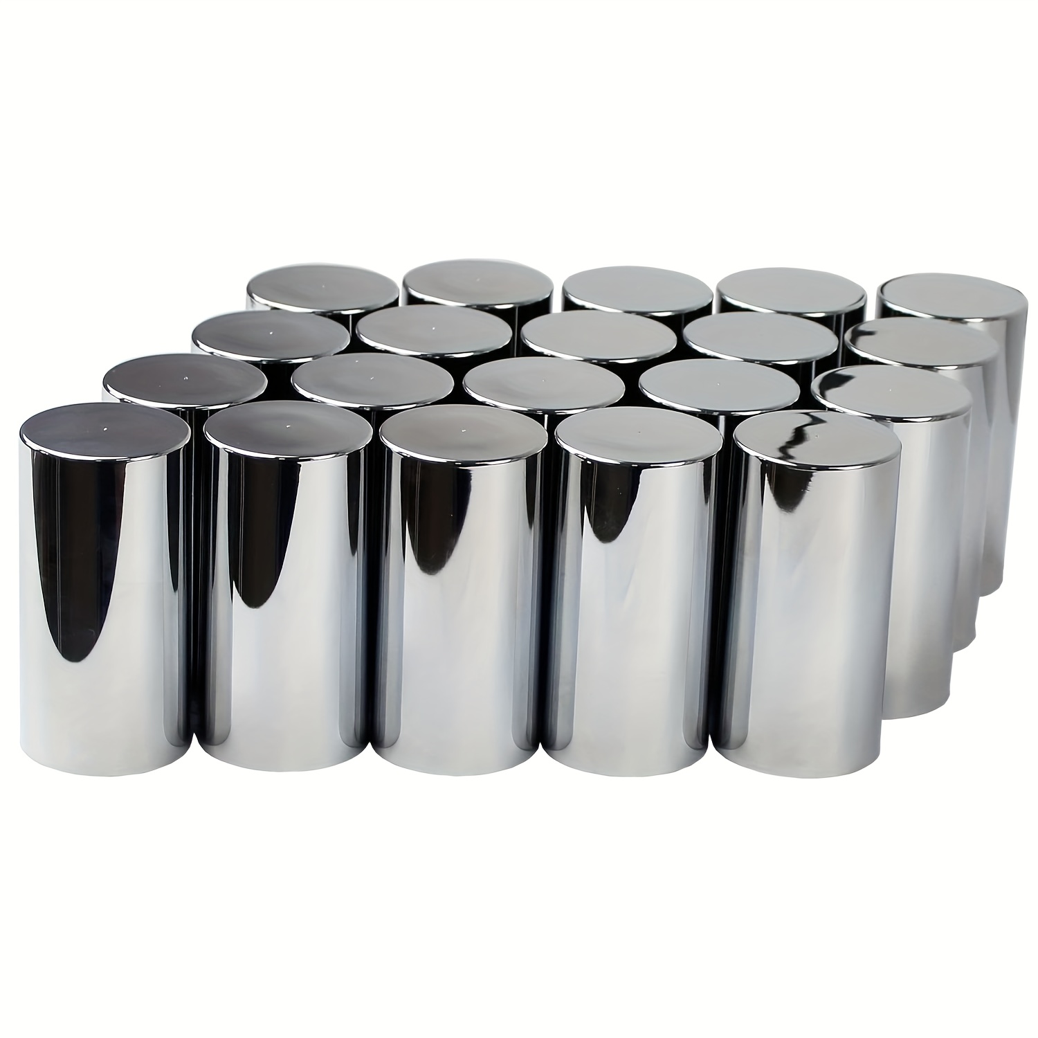 Borderless Thread High Flat Nut Cover Chrome Semi truck - Temu South Africa