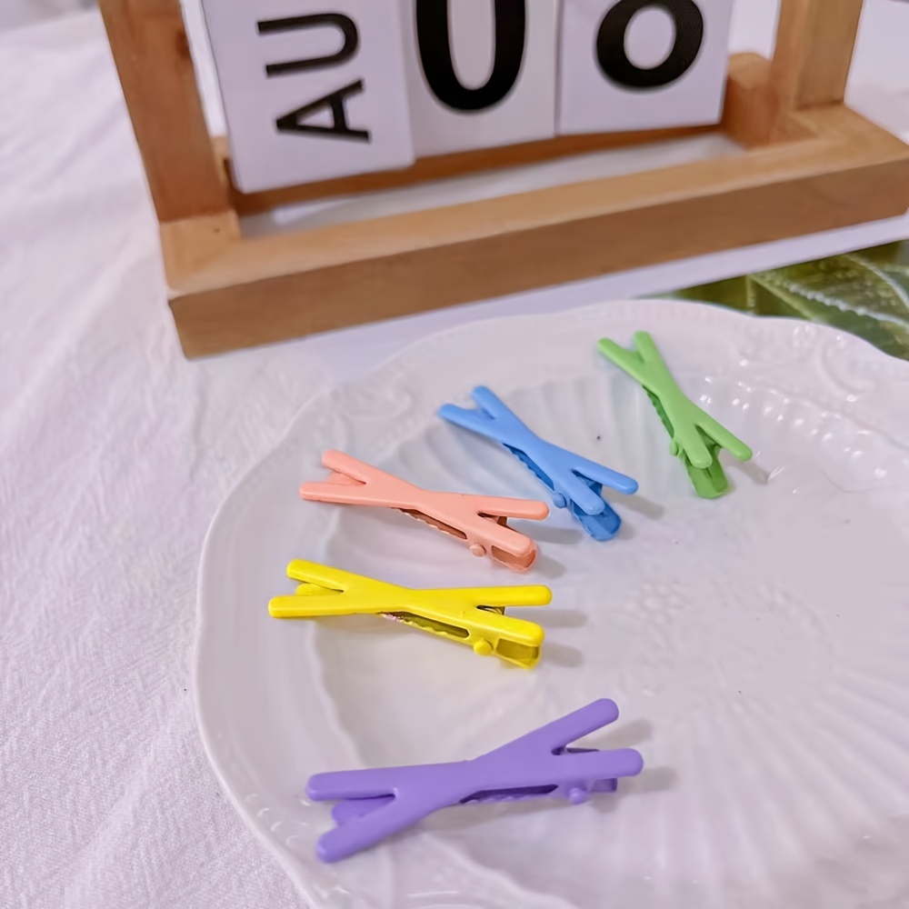 Macaron Color X Shaped Hair Side Clips Fringe - Temu Australia