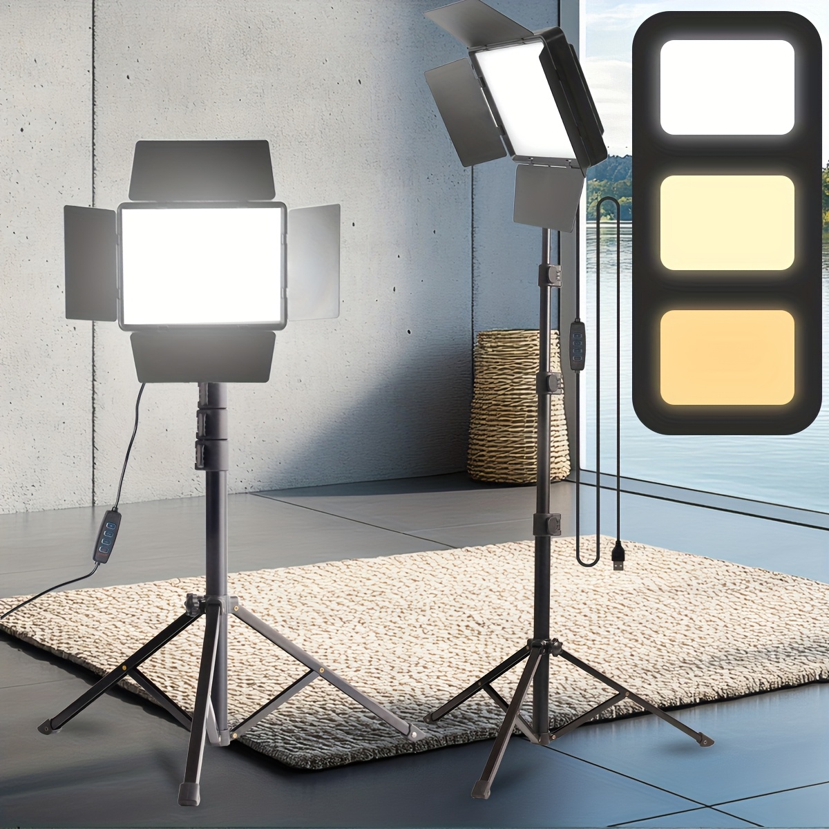 video lighting sold on Temu United States