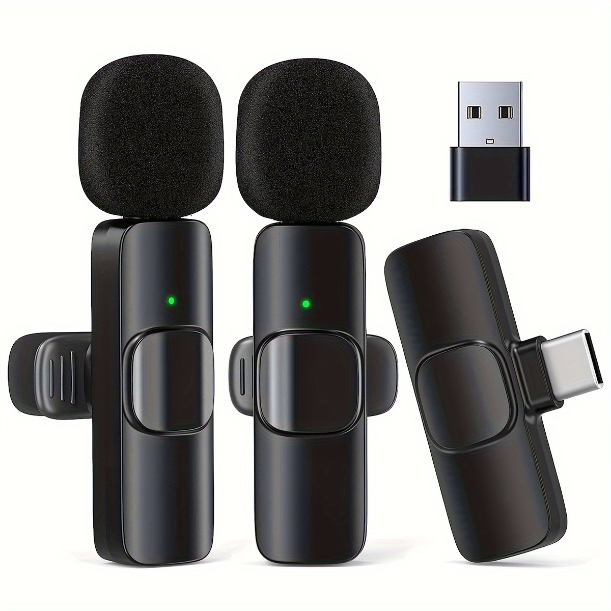 Mini Wireless Lavalier Microphone With Usb Adapter For Iphone, Ipad ...