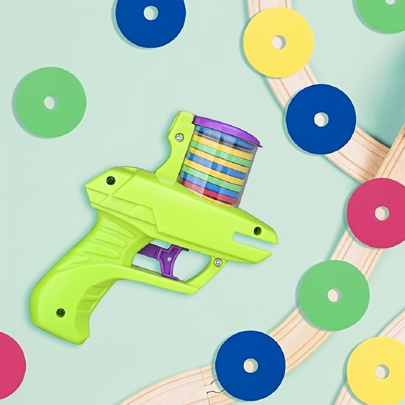Cat Toy Gun Shooter Interactive Cat Toy Launcher Foam Discs - Temu