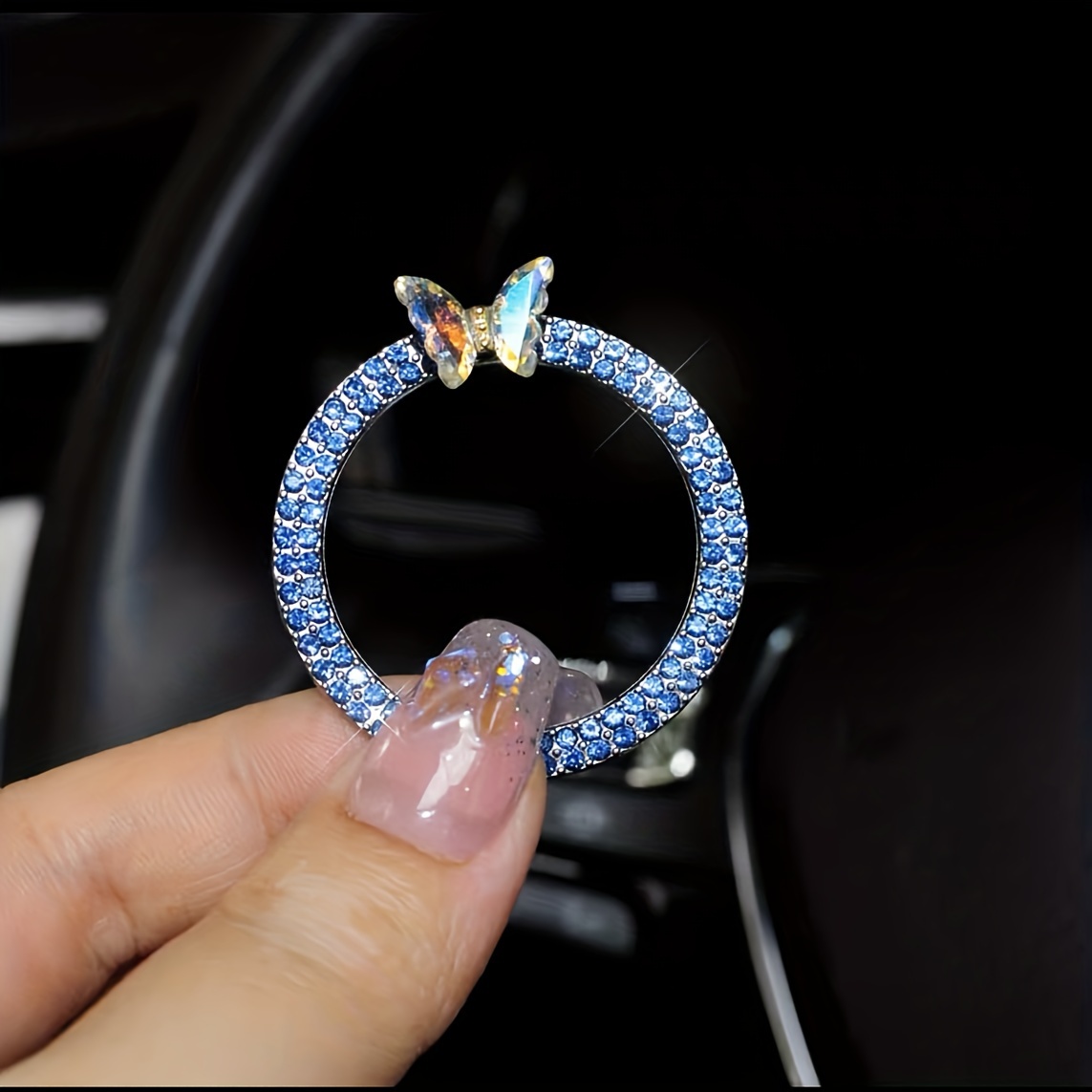 stainless steel ring car Temu