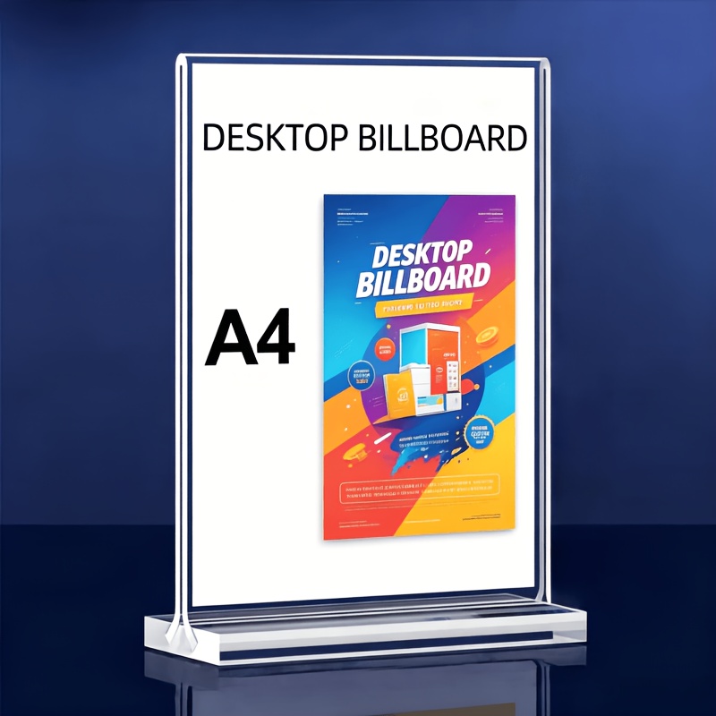 acrylic a4 display sold on Temu New Zealand