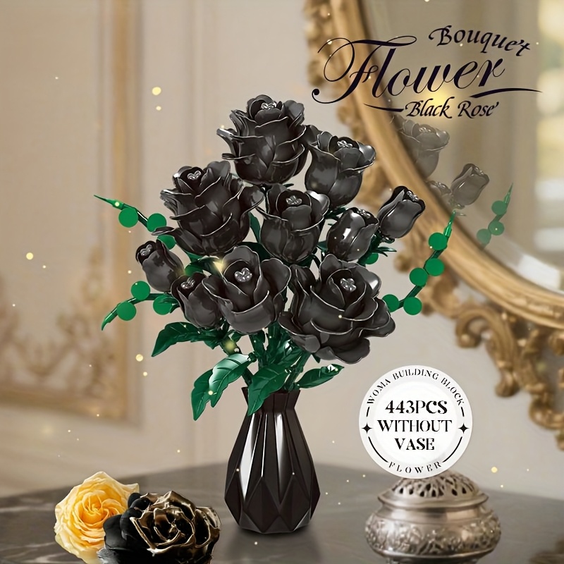 rose building blocks sold on Temu United States