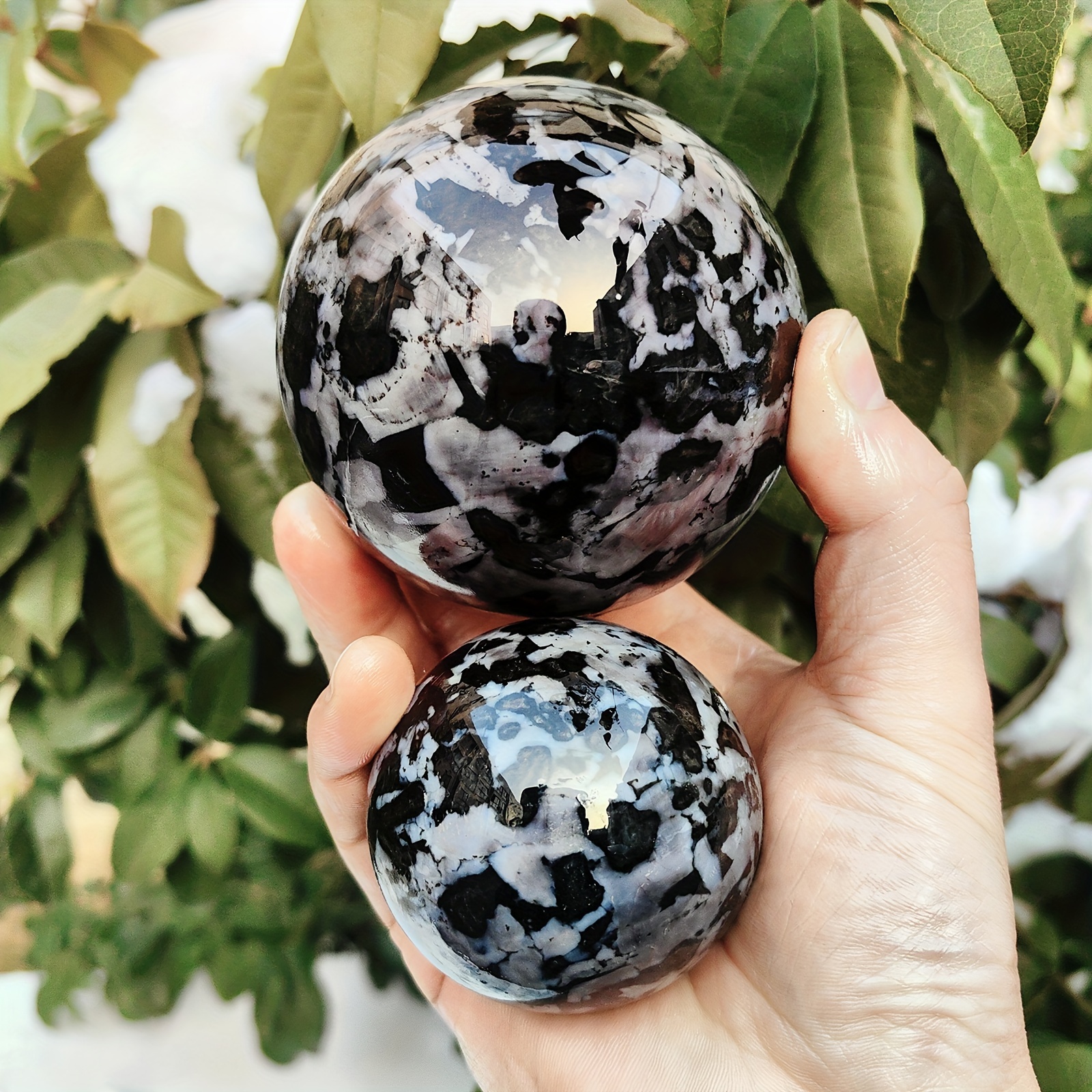 Indigo Crystal Mystery Stone Ball Home Decoration - Temu Ireland