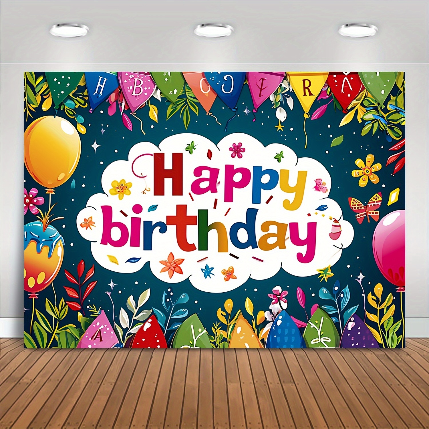 Colorful Birthday Backgrounds For Kids