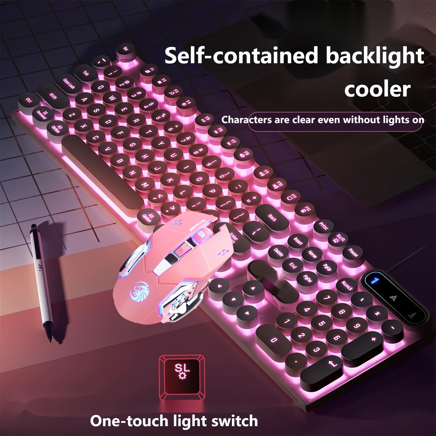 keyboard and mouse sold on Temu United States