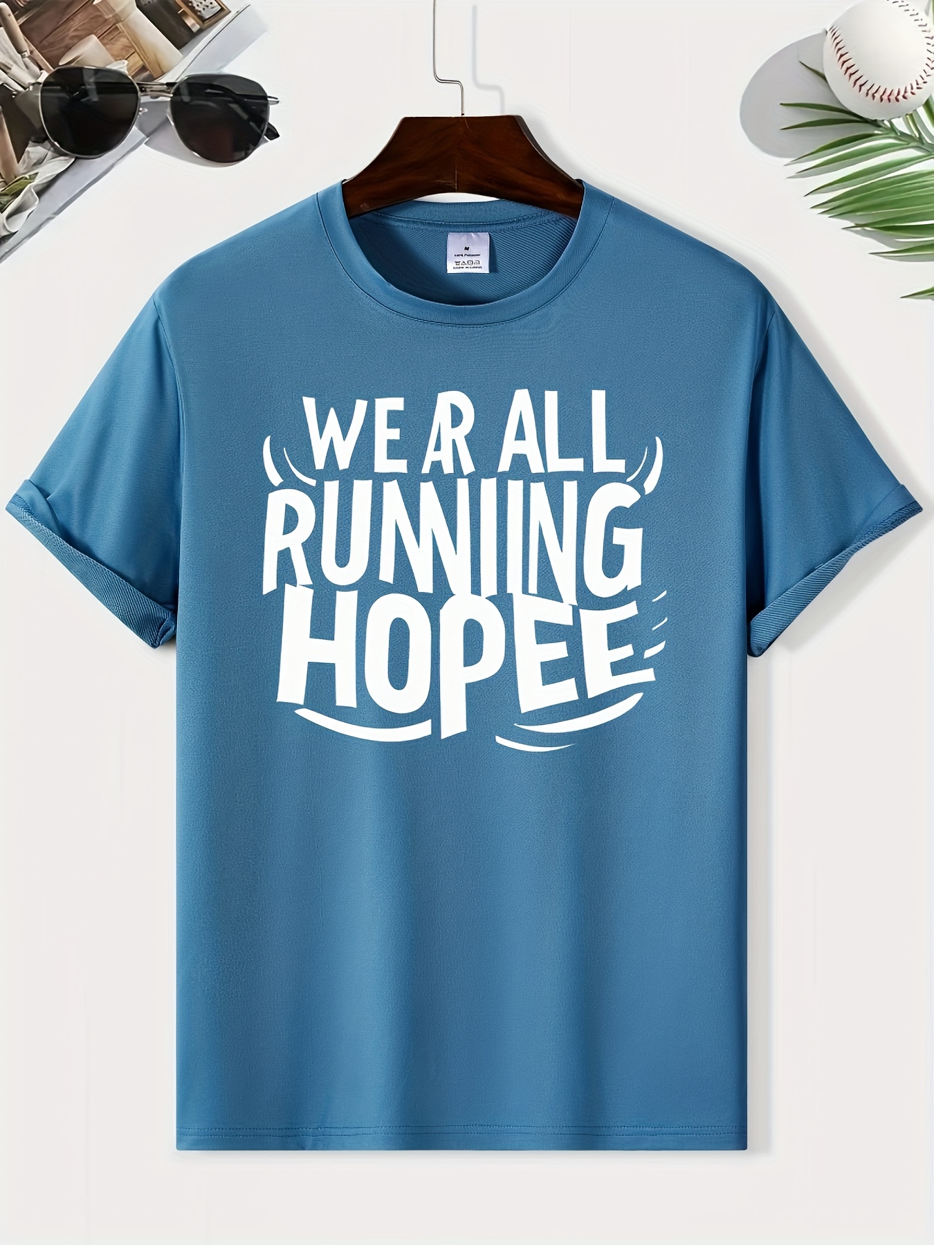 Men's Ar Running Graphic Short Sleeve T shirt Comfy - Temu Canada