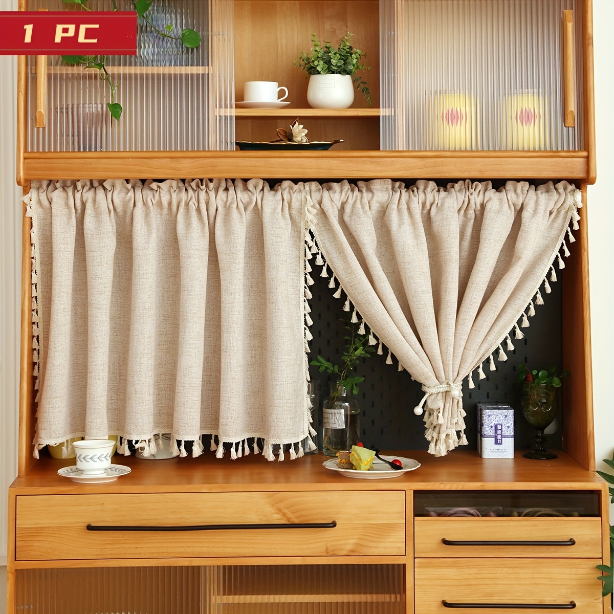 kitchen curtains sold on Temu United States
