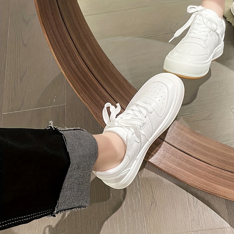 Colorblock Mesh Sneakers Women s Lace Low top Round Toe - Temu