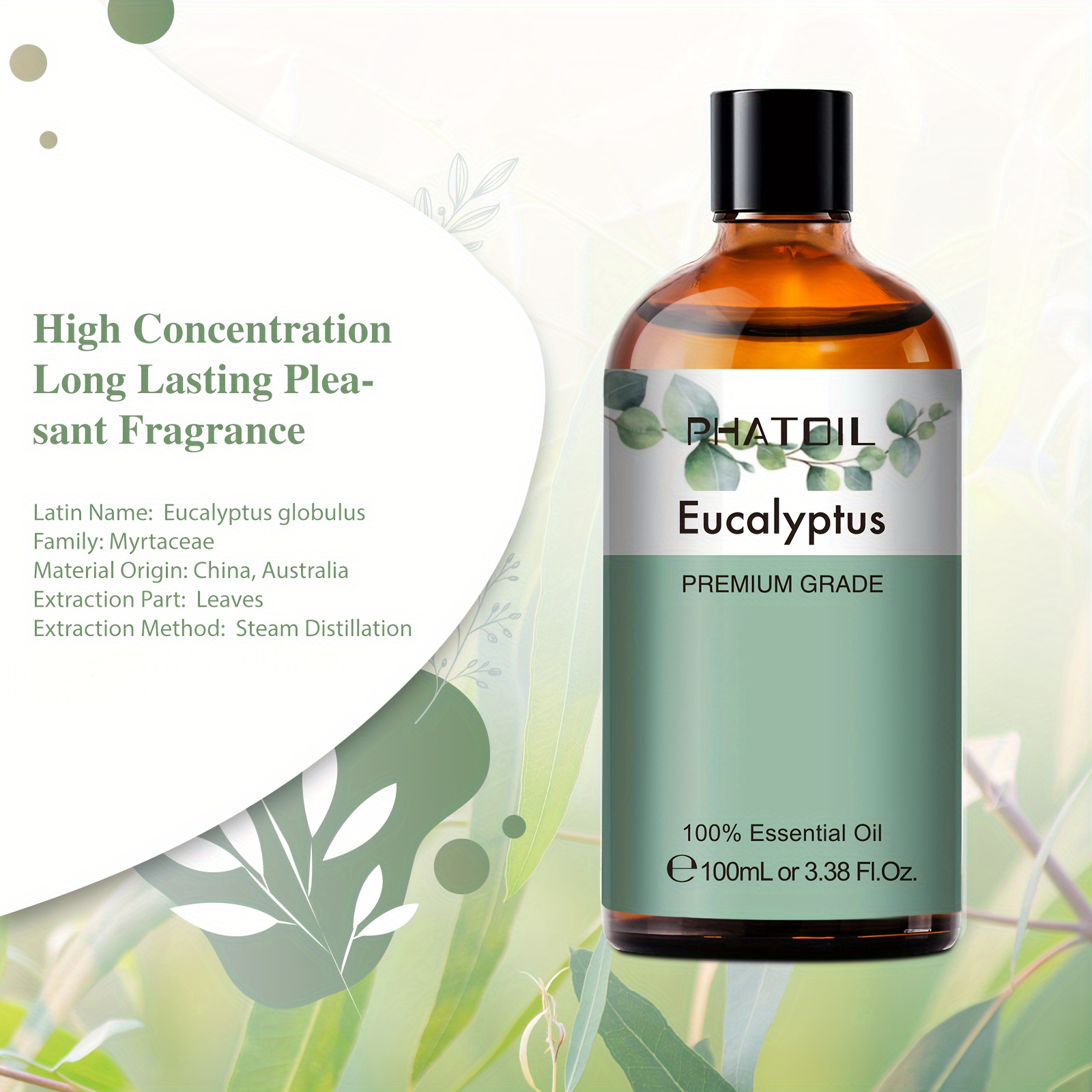 Eucalyptus Essential Oil 1 Bottle Aromatherapy Diffusers - Temu