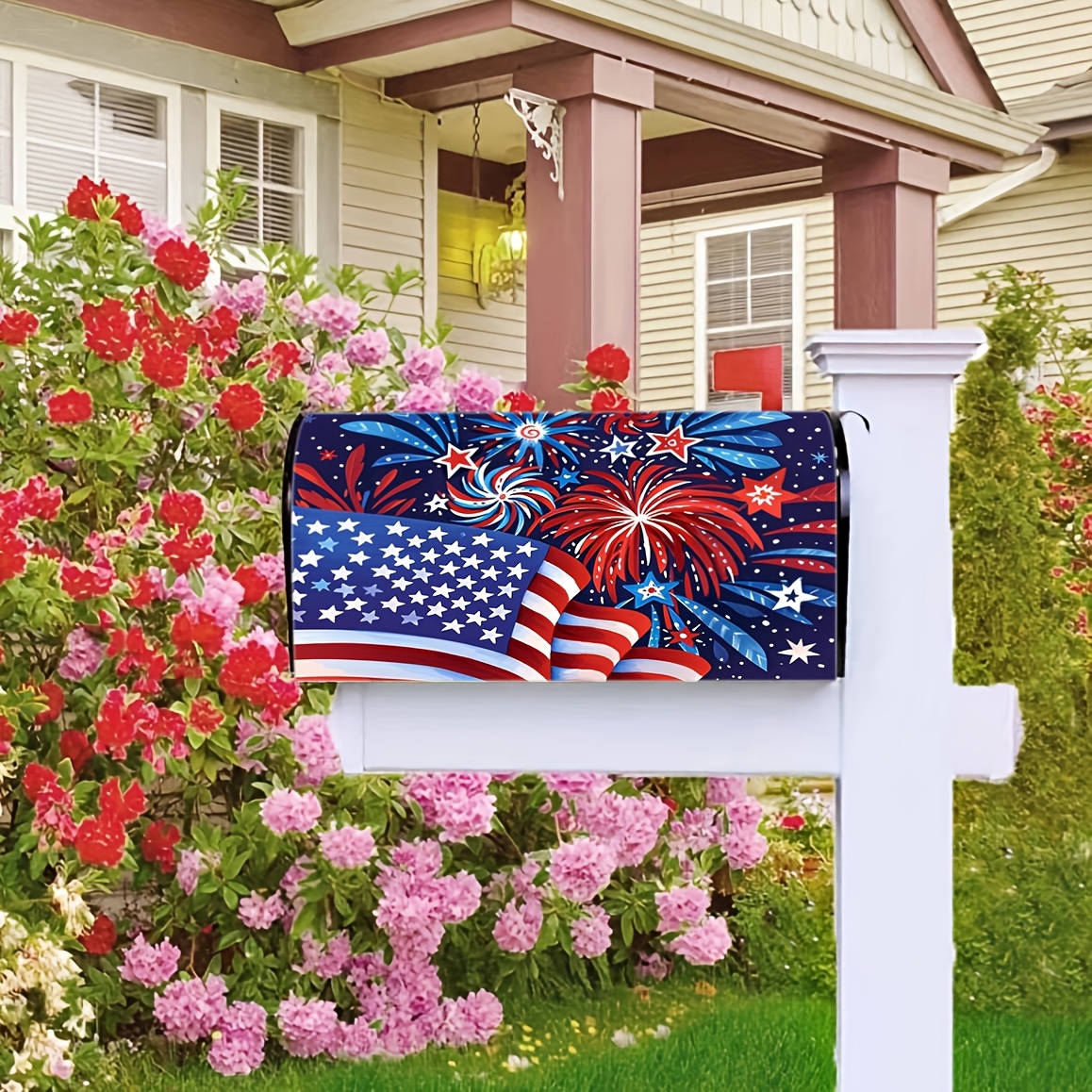 Mailbox Magnetic Covers Pickmesh Spring Summer Mailbox Covers Magnetic ...