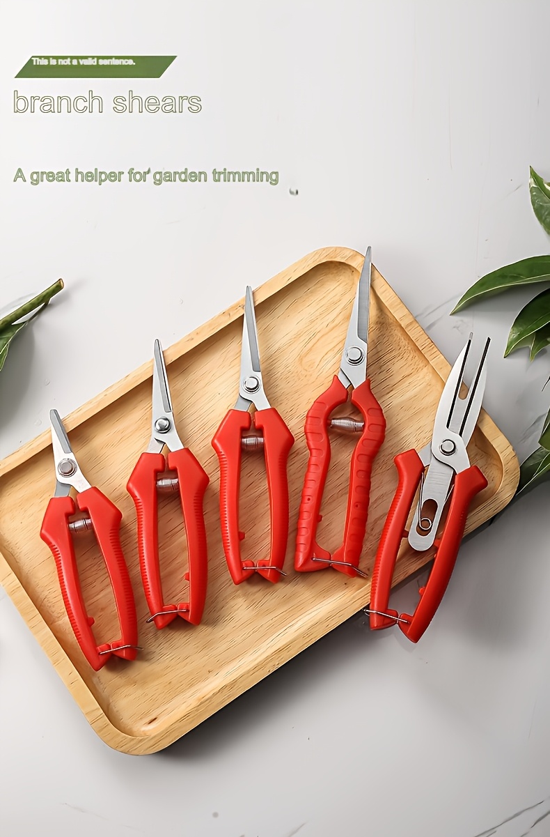 스테인레스 스틸 가지 가위 정원 가위 과수원 꽃 따기 과일 가위 정원 가지 가위 날카로운 가지 가지치기 도구 Regionname