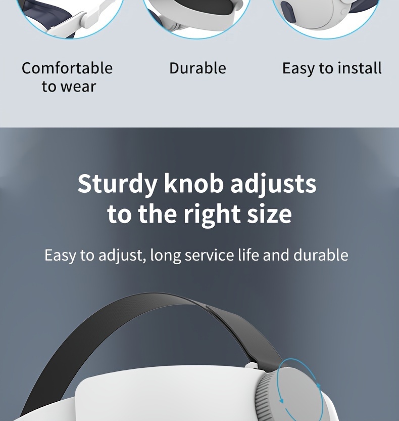 Elite Strap: Adjustable Vr Headset - Temu