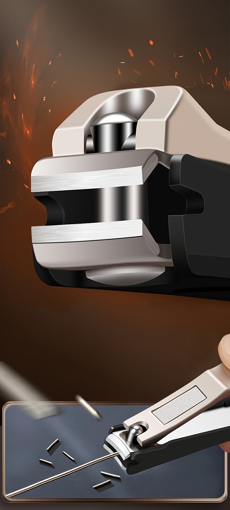 Nail Clippers Sharp Edge Fingernail Toenail Clipper Cutter - Temu ...