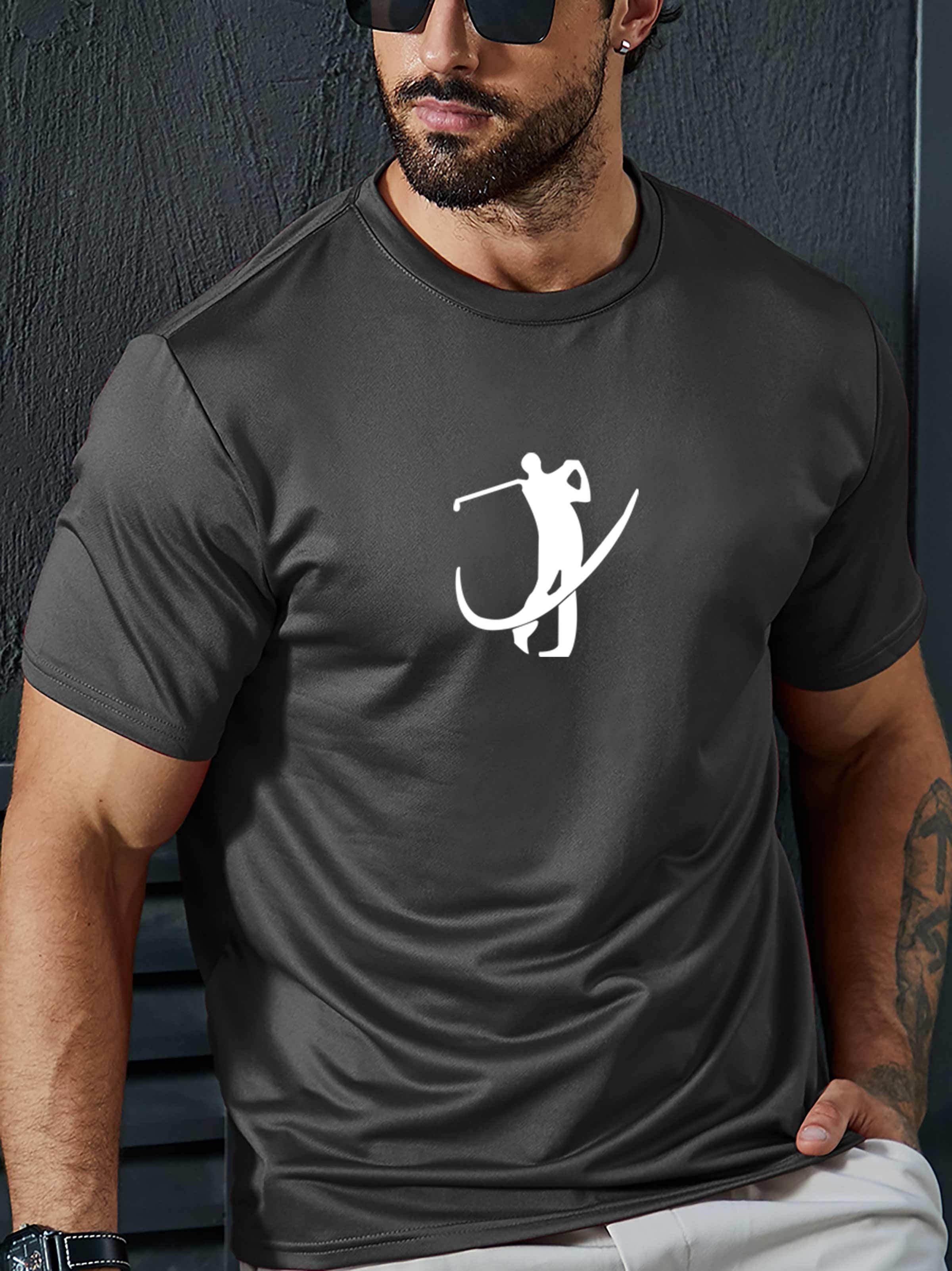 Plus Size Men's Ball Player Graphic Print T shirt Casual - Temu Australia