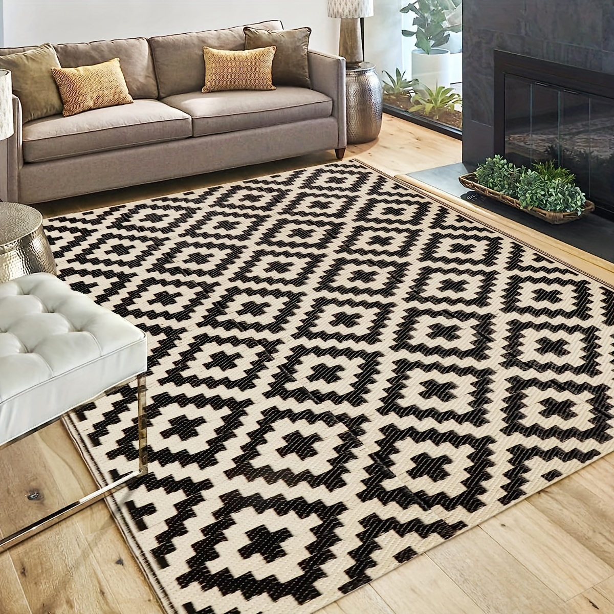 outdoor rugs sold on Temu United States