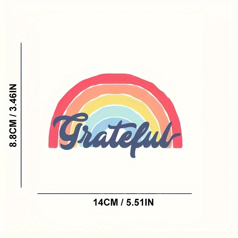 Rainbow Car Sticker Laptop Bottle Truck Phone - Temu