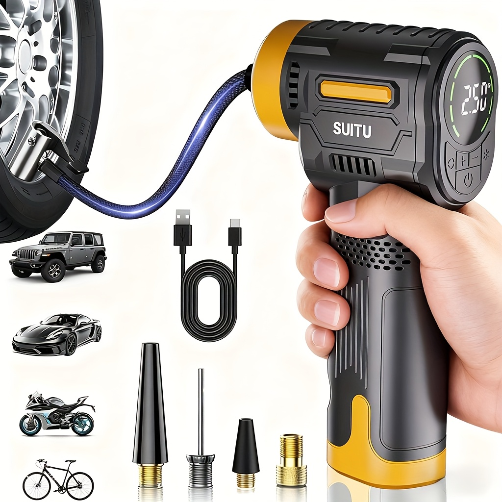 cordless portable air compressors sold on Temu United States