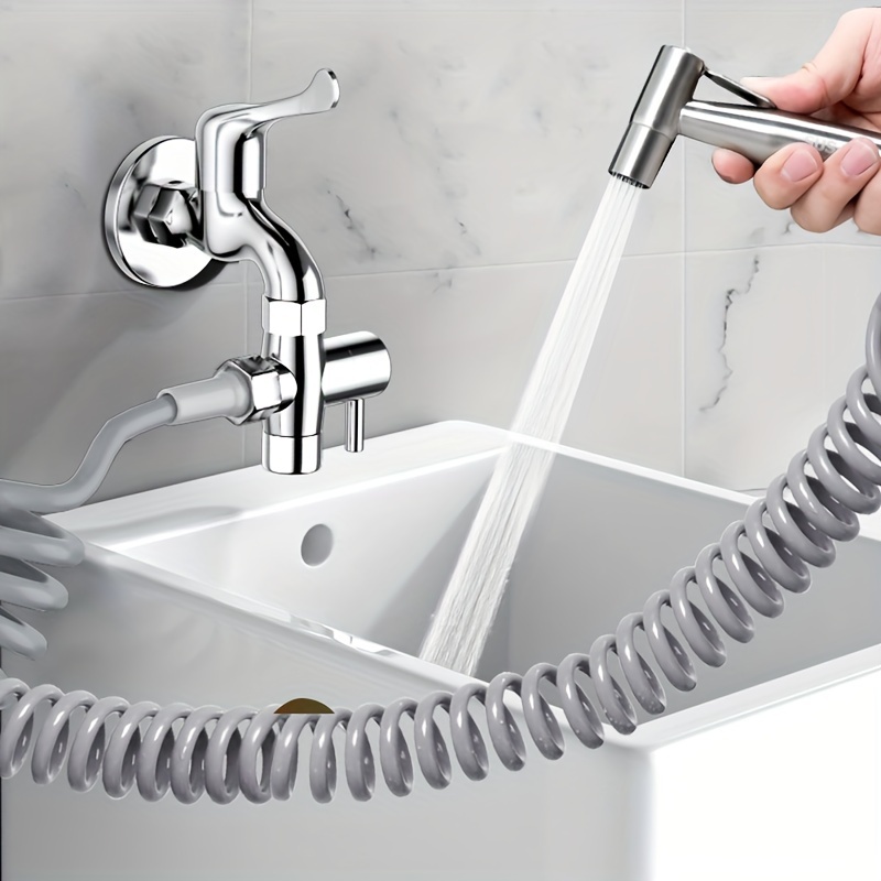 Toilet Bidet Sprayer Set Universal Faucet Attachment - Temu