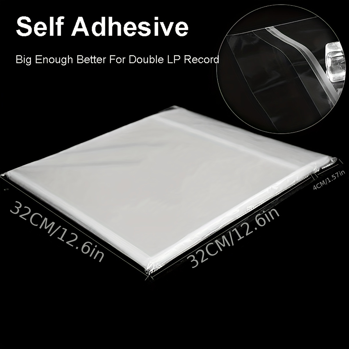gel recording protective sleeve turntable player lp vinyl - Temu ...