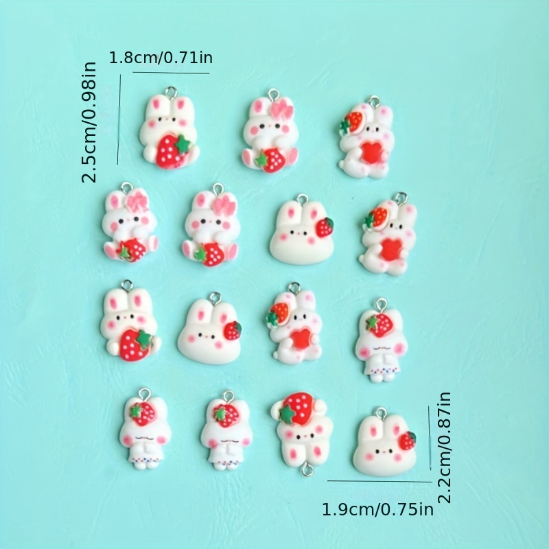 Random Style Little Rabbit Lovely Creative Charms Fashion - Temu United ...