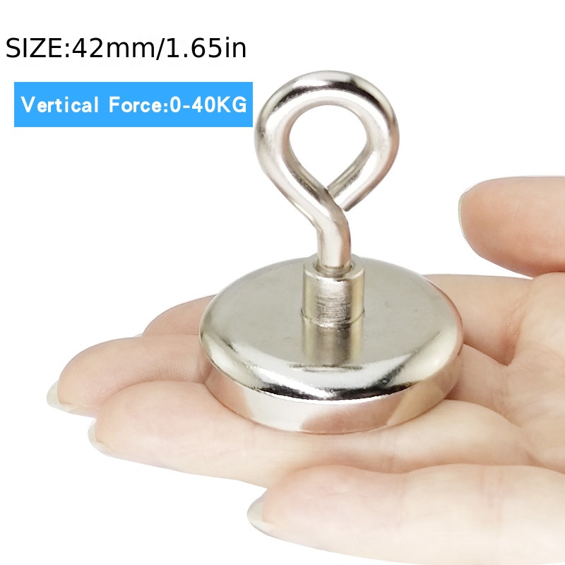 1pc Strong Neodymium Fishing Magnets 352 Lbs 160 Kg Pulling Rare Earth ...