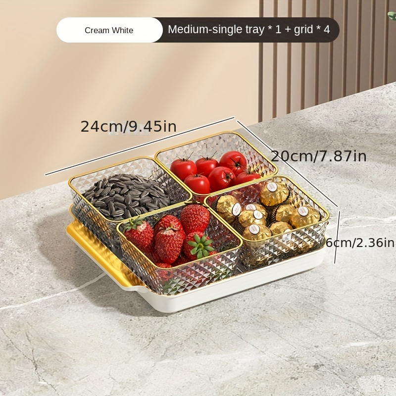 New Year Fruit Tray Spring Festival Dried Fruit Tray Lid - Temu United ...