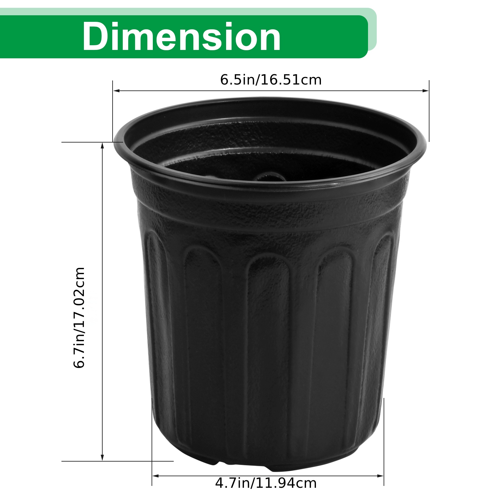 1 Gallon Soft Plant Nursery Pots Thickened Soft Plastic - Temu