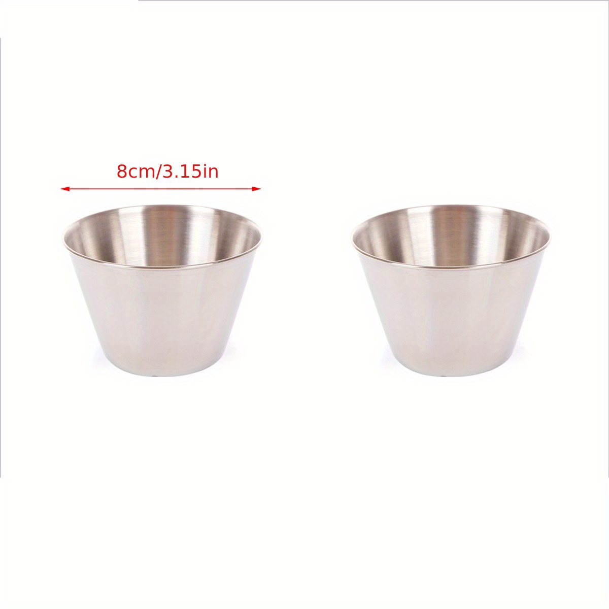 Stainless Steel Salad Dressing Cup Sauce Dipping Cup - Temu Australia