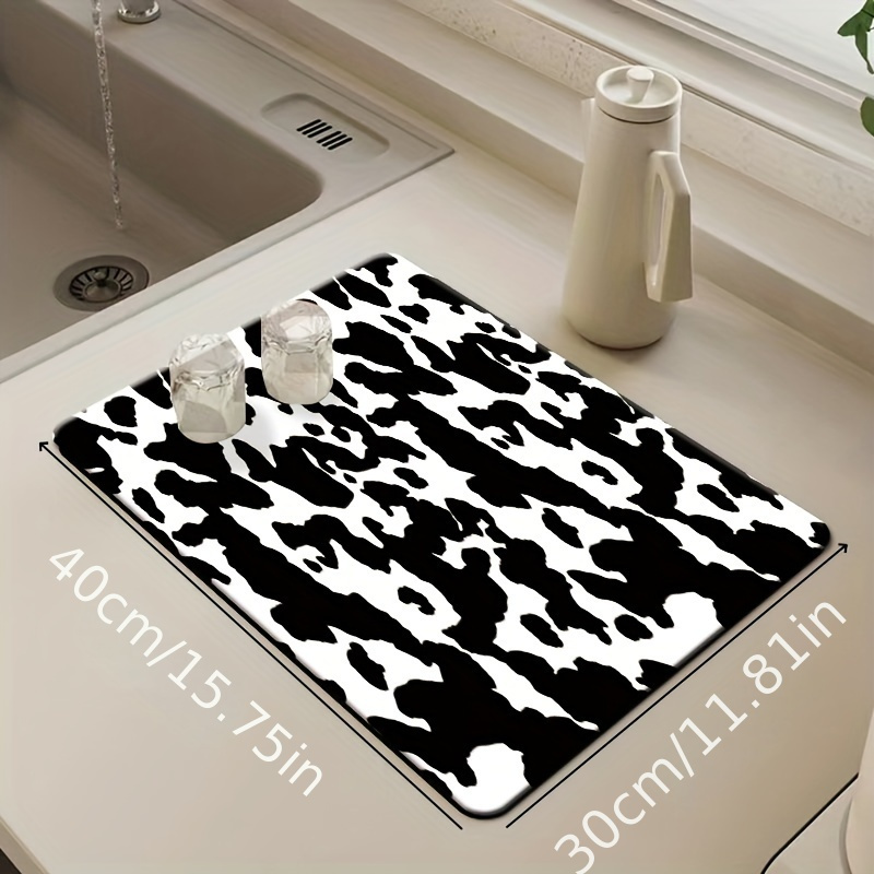 Printed Pattern Kitchen Countertop Drain Mat Household Rv - Temu United
