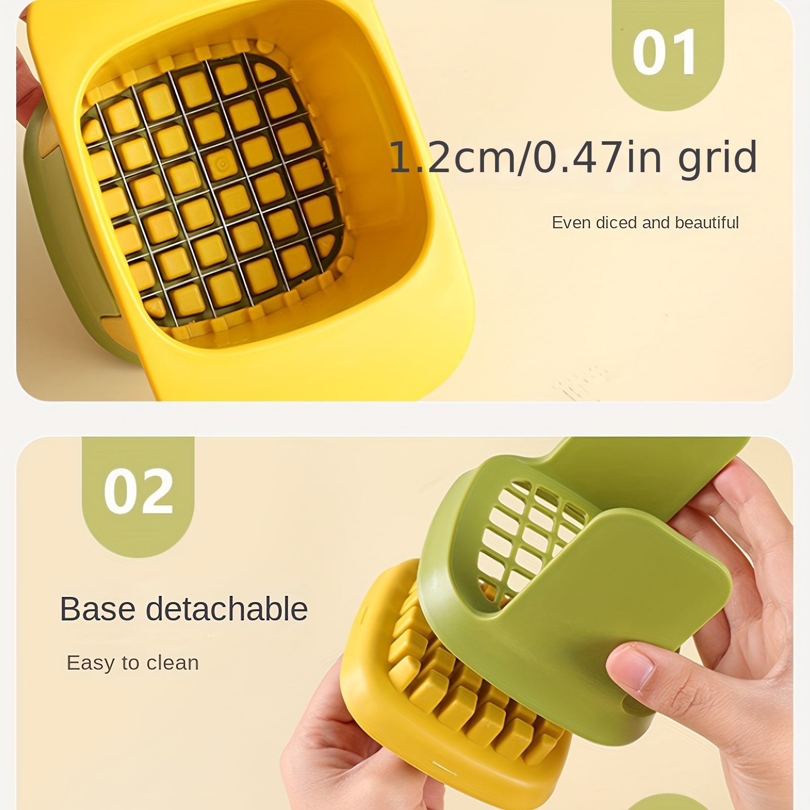 1pc Multifunctional Vegetable Chopper Dicing - Sports & Outdoors - Temu ...