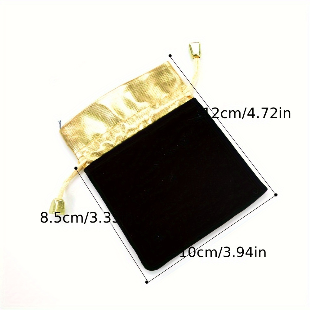 Velvet Jewelry Bags With Drawstrings Golden Packaging - Temu United Kingdom